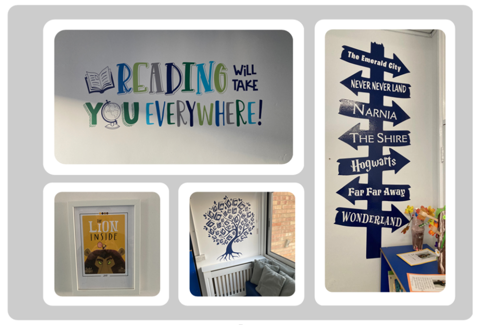 Library design: Carterton Primary School | Hanami Dream | Cotswolds ...